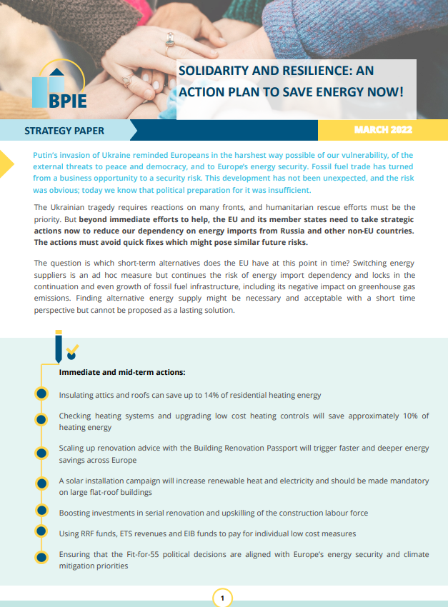 Solidarity and resilience: An action plan to save energy now! > BPIE ...